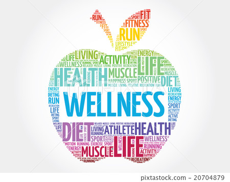 Wellness apple word cloud - Stock Illustration [20704879] - PIXTA