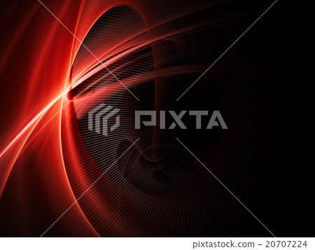 Abstract red element over black background - Stock Illustration ...