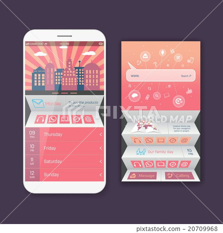 Web interface - Stock Illustration [20709968] - PIXTA