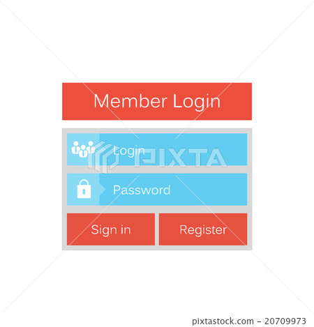 Web interface - Stock Illustration [20709973] - PIXTA