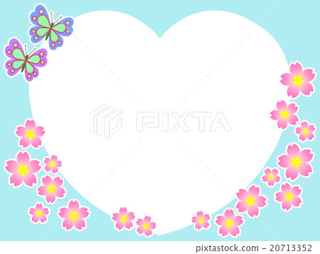 Cherry-shaped frame - Stock Illustration [20713352] - PIXTA