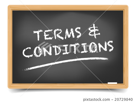 Blackboard Terms and Conditions - Stock Illustration [20729840] - PIXTA