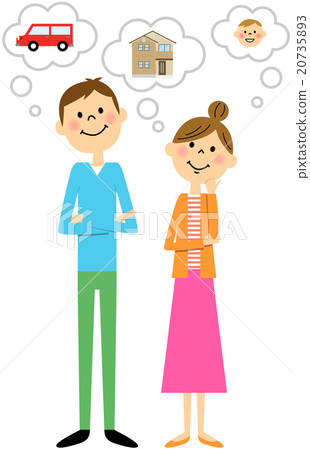Young couple life plan - Stock Illustration [20735893] - PIXTA