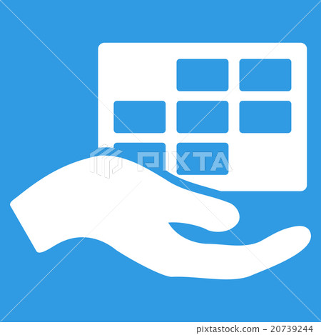 Service Schedule Icon - Stock Illustration [20739244] - PIXTA