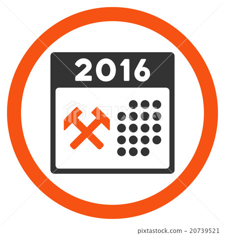 2016 Working Days Icon - Stock Illustration [20739521] - PIXTA