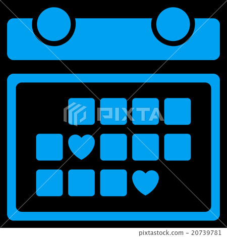 Favourite Days Icon - Stock Illustration [20739781] - PIXTA