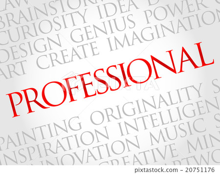 Professional word cloud - Stock Illustration [20751176] - PIXTA