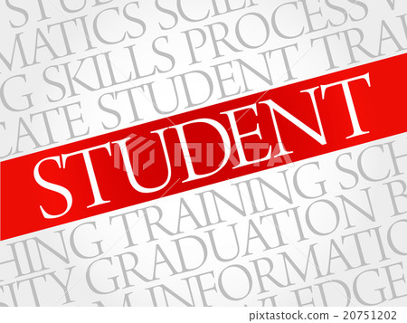 STUDENT word cloud-插圖素材 [20751202] - PIXTA圖庫