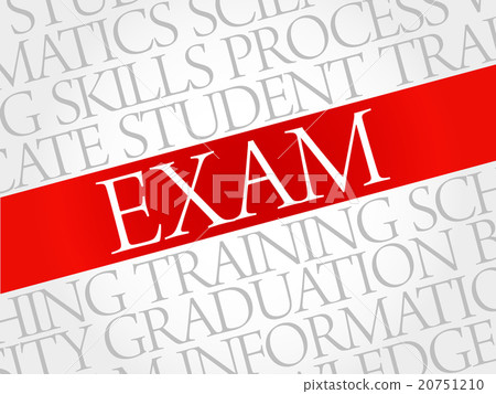 EXAM. Word cloud - Stock Illustration [20751210] - PIXTA