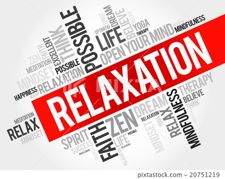 Relaxation word cloud - Stock Illustration [20751219] - PIXTA