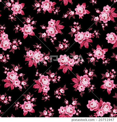 Classical flower pattern - Stock Illustration [20751947] - PIXTA