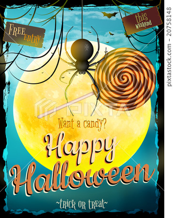 Halloween poster for holiday. EPS 10 - Stock Illustration [20758148 ...