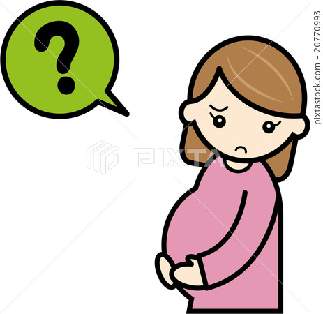 Question during pregnancy - Stock Illustration [20770993] - PIXTA