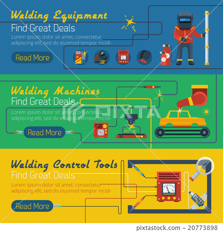 Tree Horizontal Welding Banners - Stock Illustration [20773898] - PIXTA