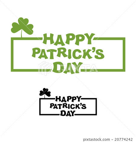 Happy Patricks day. Logo for traditional holiday - Stock Illustration ...