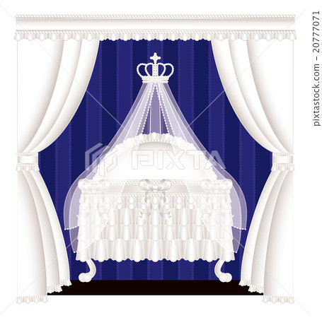 Classic baby cot - Stock Illustration [20777071] - PIXTA