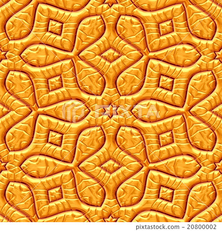 orange geometric seamless pattern texture - Stock Illustration ...