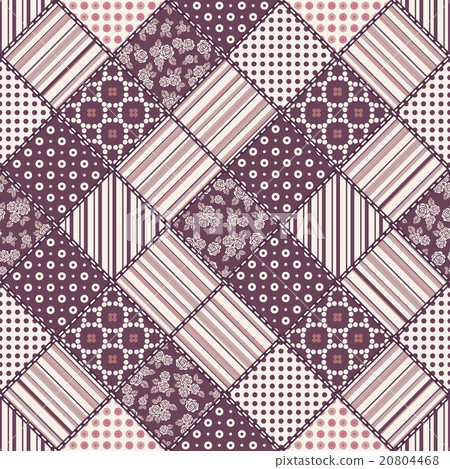 Creative seamless patchwork pattern - Stock Illustration [20804468] - PIXTA