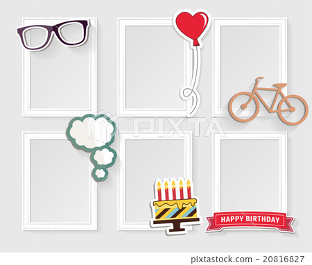 Photo frames concept - Stock Illustration [20816827] - PIXTA