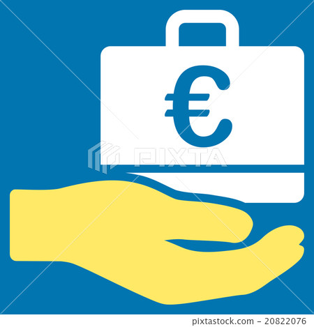 Euro Accounting Service Icon - Stock Illustration [20822076] - PIXTA