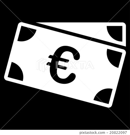 Euro Banknotes Icon - Stock Illustration [20822097] - PIXTA