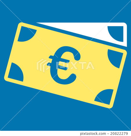 Euro Banknotes Icon - Stock Illustration [20822279] - PIXTA