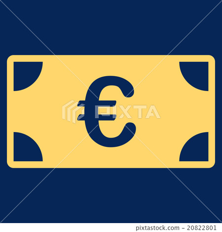 Euro Banknote Icon - Stock Illustration [20822801] - PIXTA