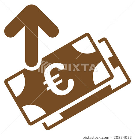 Spend Euro Banknotes Icon-插圖素材 [20824052] - PIXTA圖庫