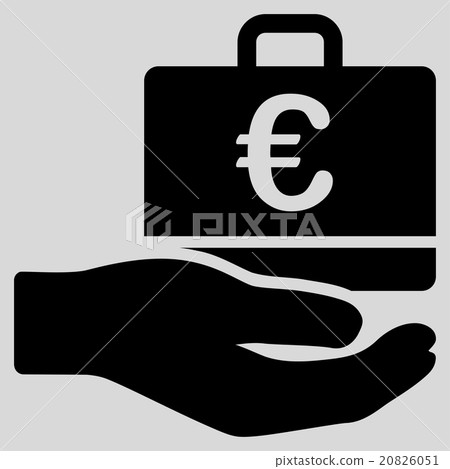 Euro Accounting Service Icon - Stock Illustration [20826051] - PIXTA