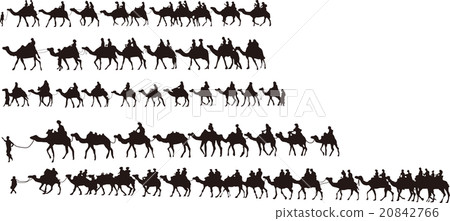 Camel matrix silhouette - Stock Illustration [20842766] - PIXTA
