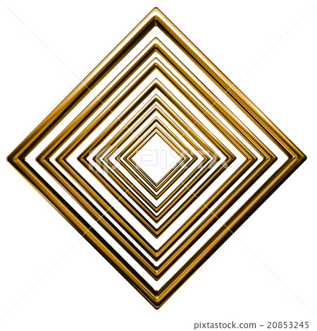 abstract rhombus gold pattern - Stock Illustration [20853245] - PIXTA
