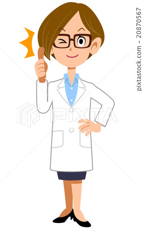 A woman in white clothes to make a sam up - Stock Illustration ...