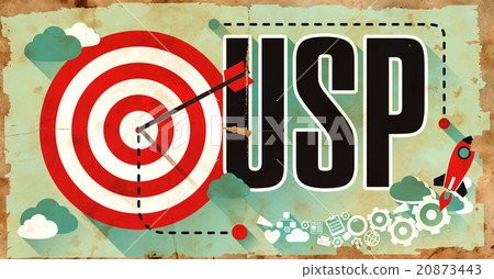 USP Concept. Poster in Flat Design. - Stock Illustration [20873443] - PIXTA