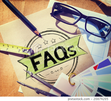 Faq Frequently Asked Questions Guidance... - Stock Photo [20874205] - PIXTA