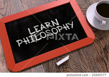 Learn Philosophy Handwritten on Chalkboard. - Stock Illustration ...