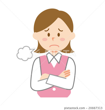 Sighing female employees - Stock Illustration [20887313] - PIXTA