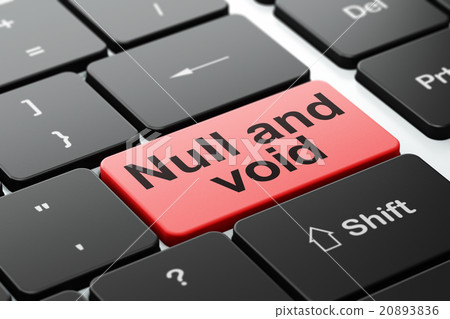 Law concept: Null And Void on computer keyboard - Stock Illustration ...