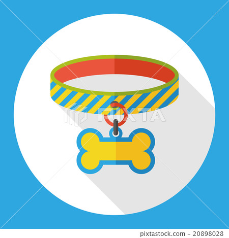 dog chains flat icon-插圖素材 [20898028] - PIXTA圖庫