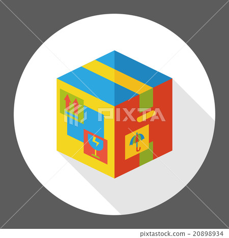 logistic goods flat icon - Stock Illustration [20898934] - PIXTA