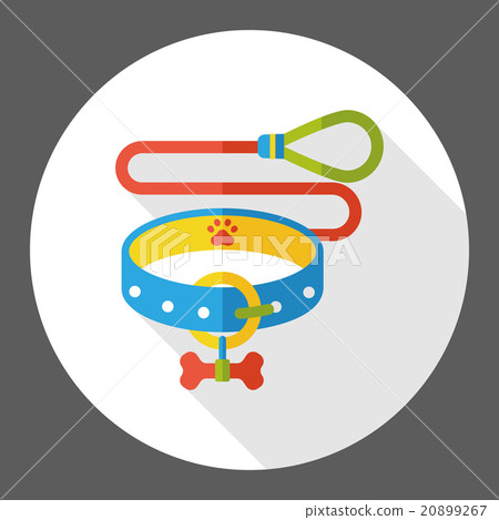 dog chains flat icon-插圖素材 [20899267] - PIXTA圖庫