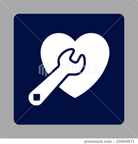 Heart Repair Rounded Square Button-插圖素材 [20908671] - PIXTA圖庫