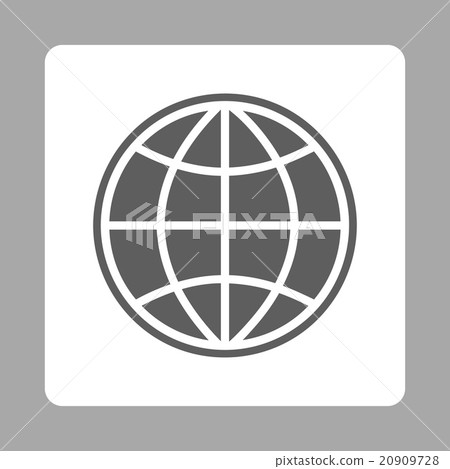 Global Rounded Square Button - Stock Illustration [20909728] - PIXTA
