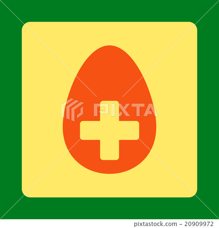 Plus Egg Flat Button - Stock Illustration [20909972] - PIXTA