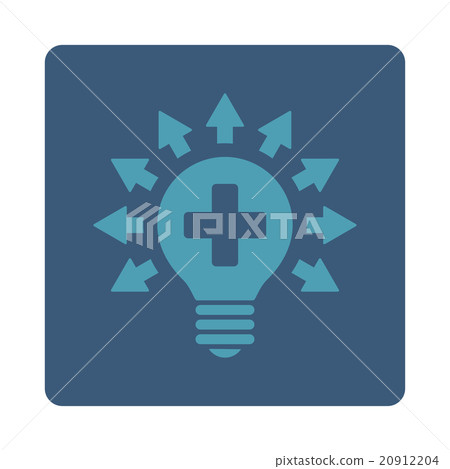 Disinfection Lamp Flat Button - Stock Illustration [20912204] - PIXTA