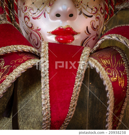 red carnival mask - Stock Photo [20938238] - PIXTA