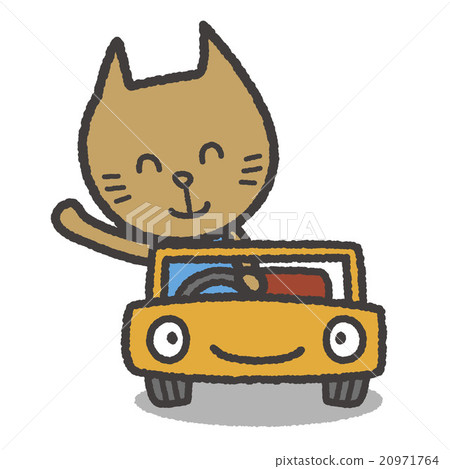 Drive cat - Stock Illustration [20971764] - PIXTA