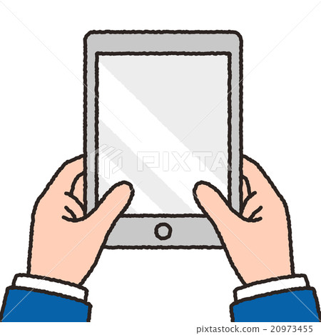 Tablet operation - Stock Illustration [20973455] - PIXTA