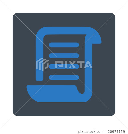 Paper Roll Rounded Square Button - Stock Illustration [20975159] - PIXTA
