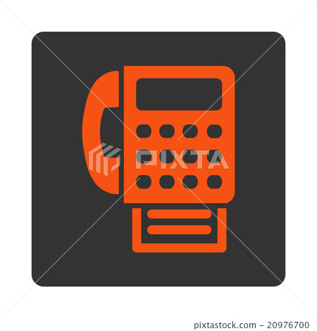Fax Rounded Square Button - Stock Illustration [20976700] - PIXTA