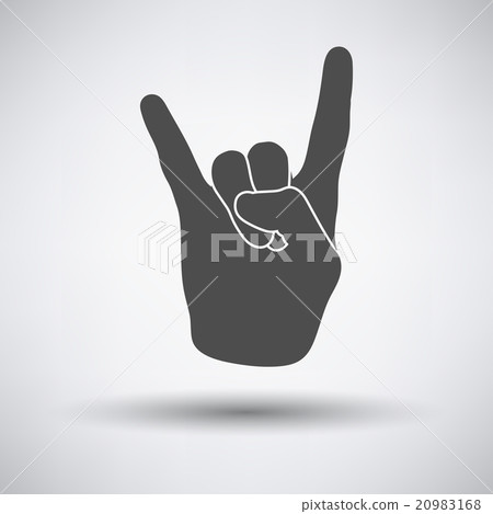 Rock hand icon - Stock Illustration [20983168] - PIXTA